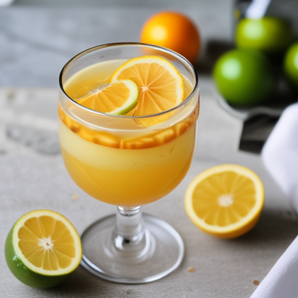 Spiced Citrus Shrub Cocktail Recipe "Sunshine in a Glass"