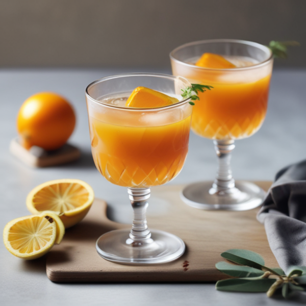 Spiced Citrus Shrub Cocktail Recipe