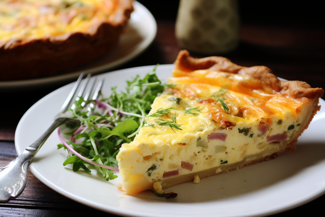 Ham and Swiss Quiche Recipe