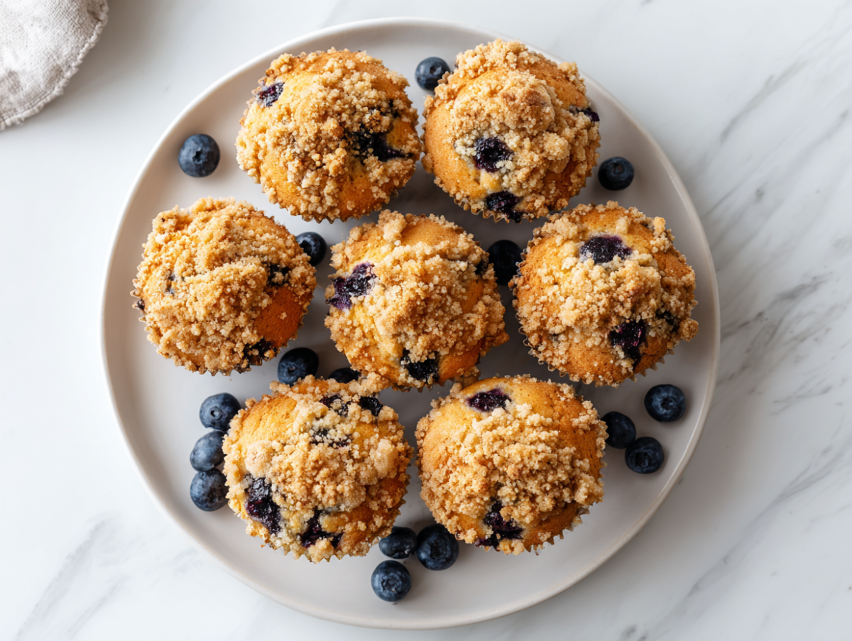 Best Blueberry Muffin Recipe in 40 Mins!