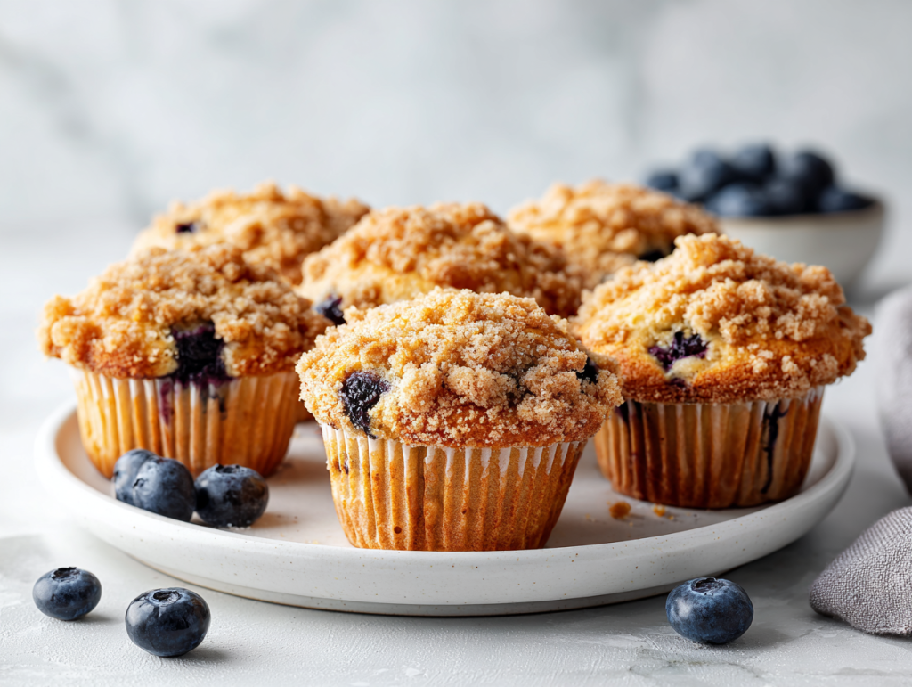 Best Blueberry Muffin Recipe in 40 Mins!