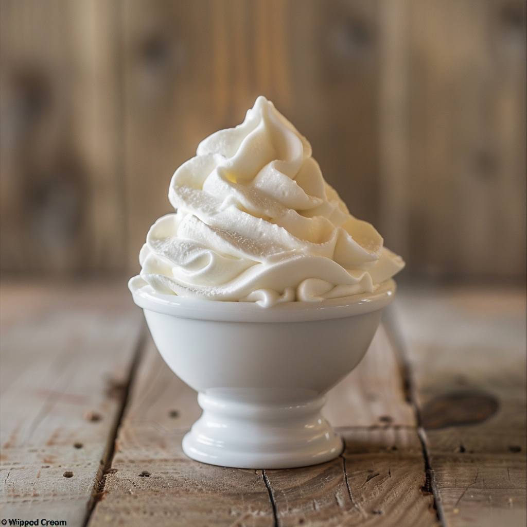 Whipped Cream Recipe "Adorn Your Desserts"