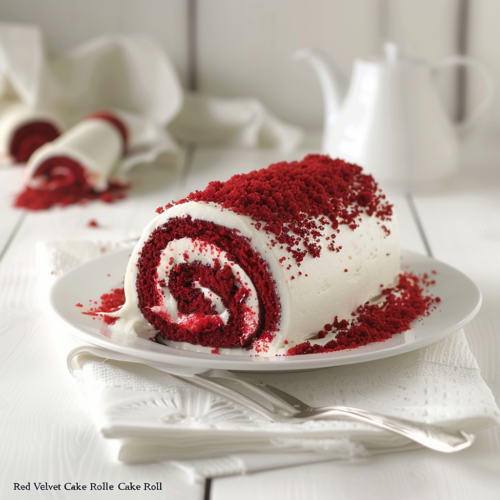 Red Velvet Cake Roll Recipe