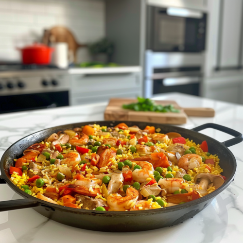Paella Recipe{ Authentic Spanish Taste Easily}
