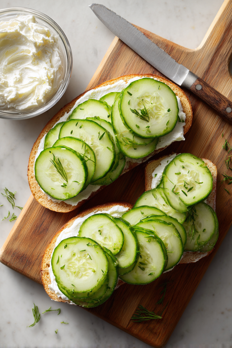 Healthy Cucumber Sandwich Recipe in 15 Mins!