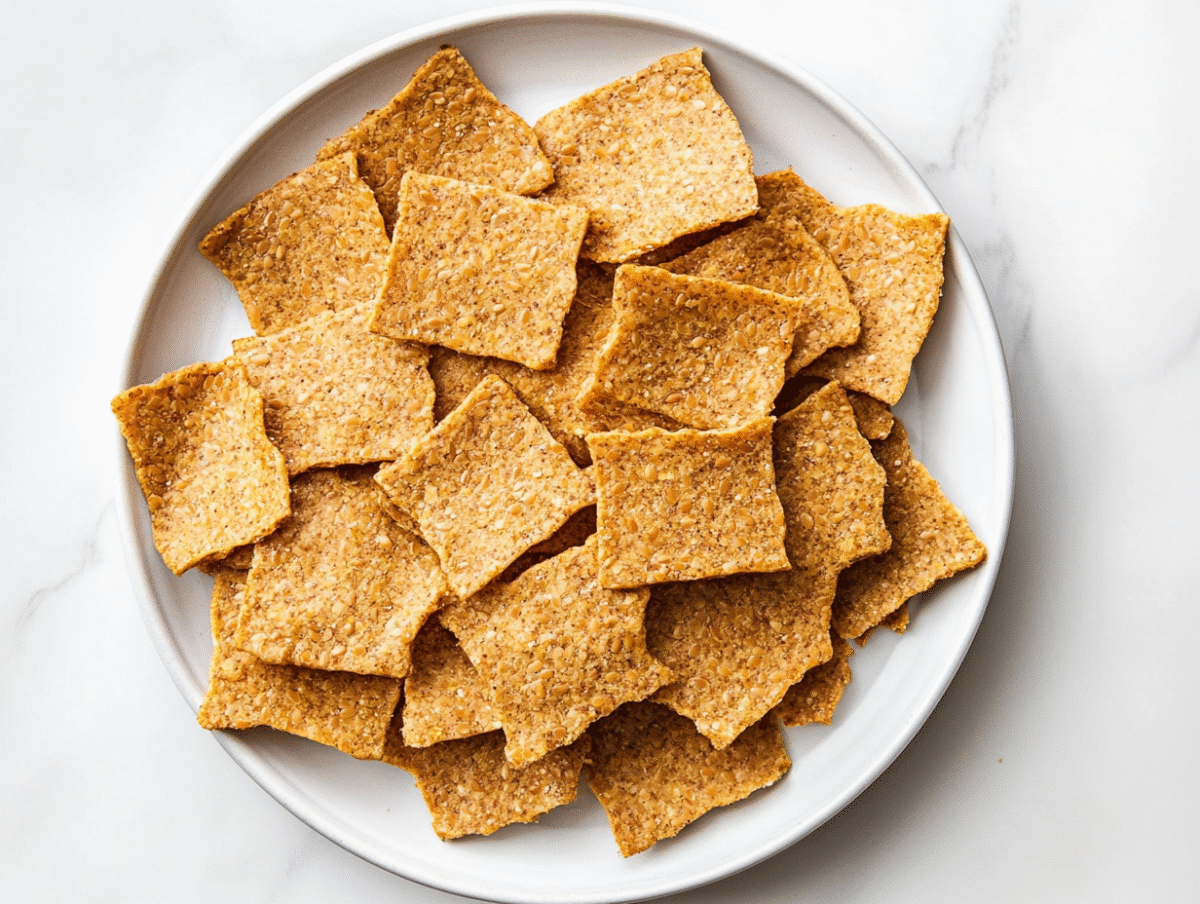 Best Flax Seed Crackers Recipe Ever!