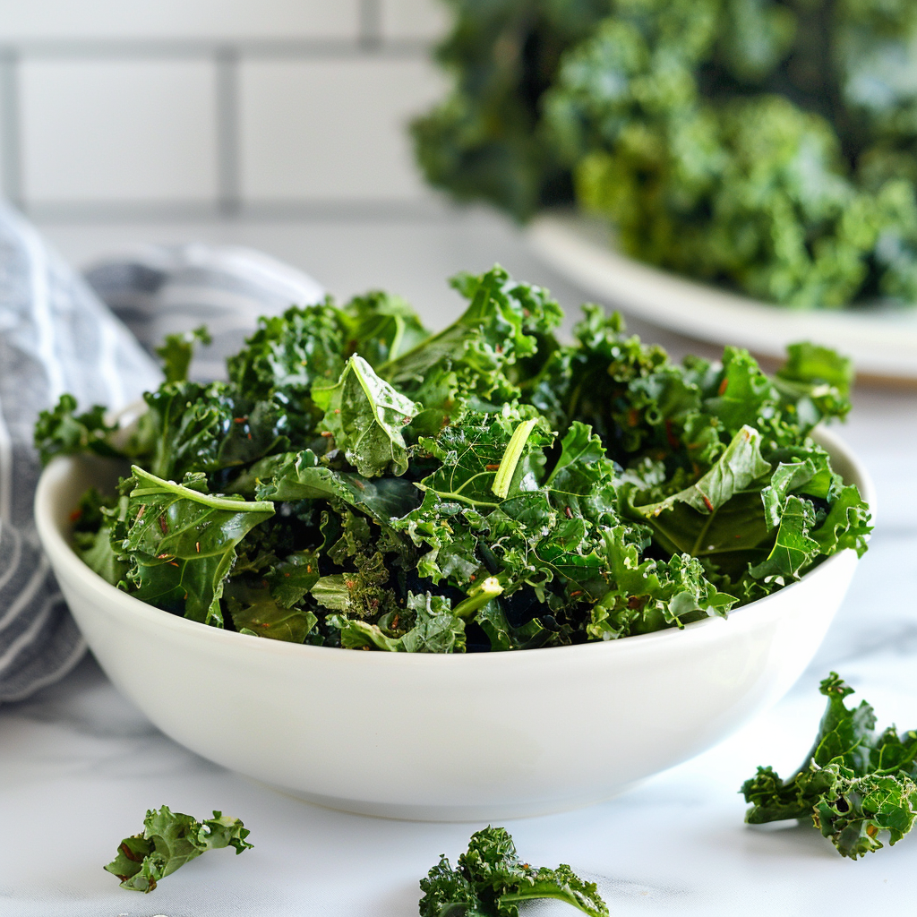 Air Fryer Kale Chips Recipe {A Healthier Snack Option}