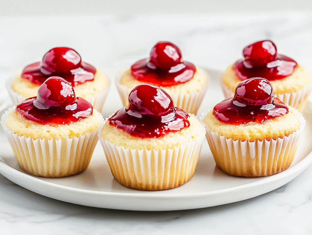 Cherry Cheesecake Cupcakes Recipe