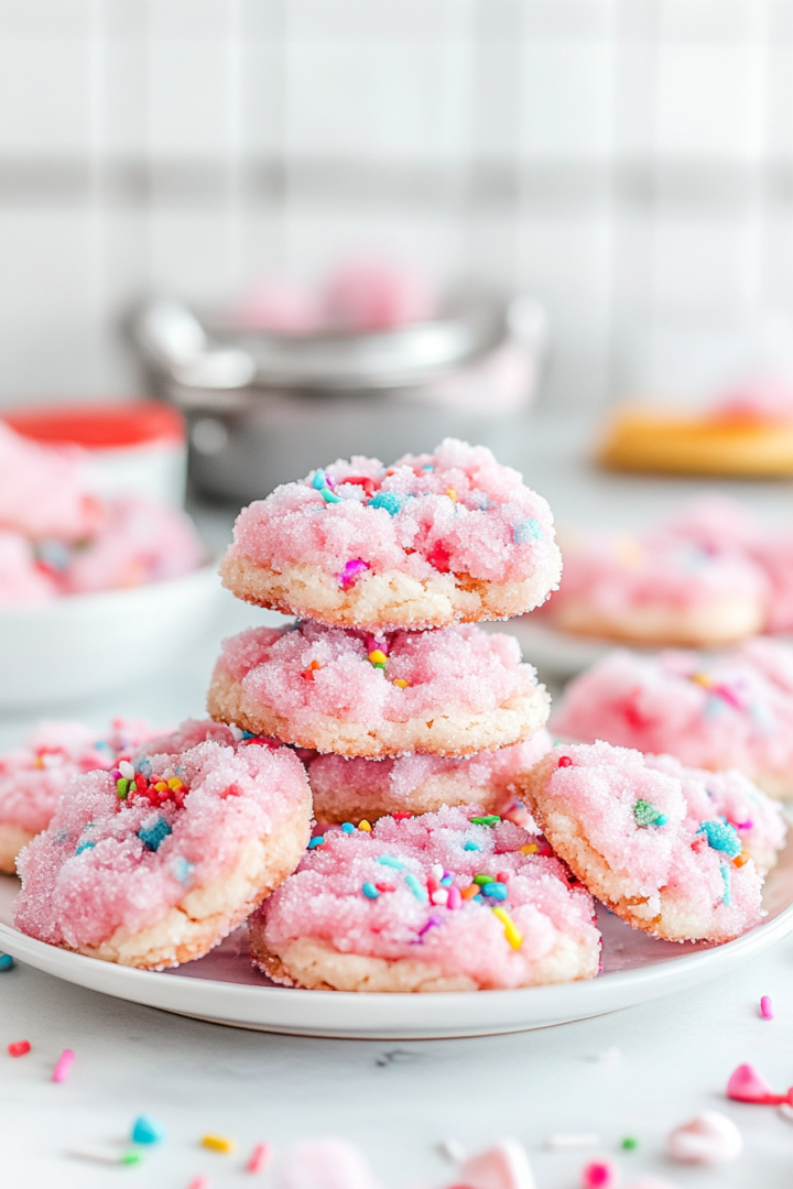 Cotton Candy Cookies