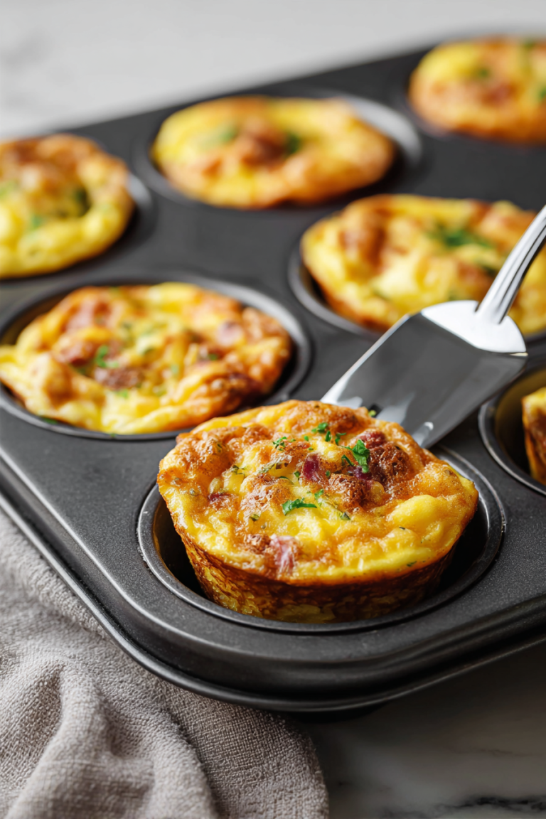 Mini Crustless Quiche Recipe