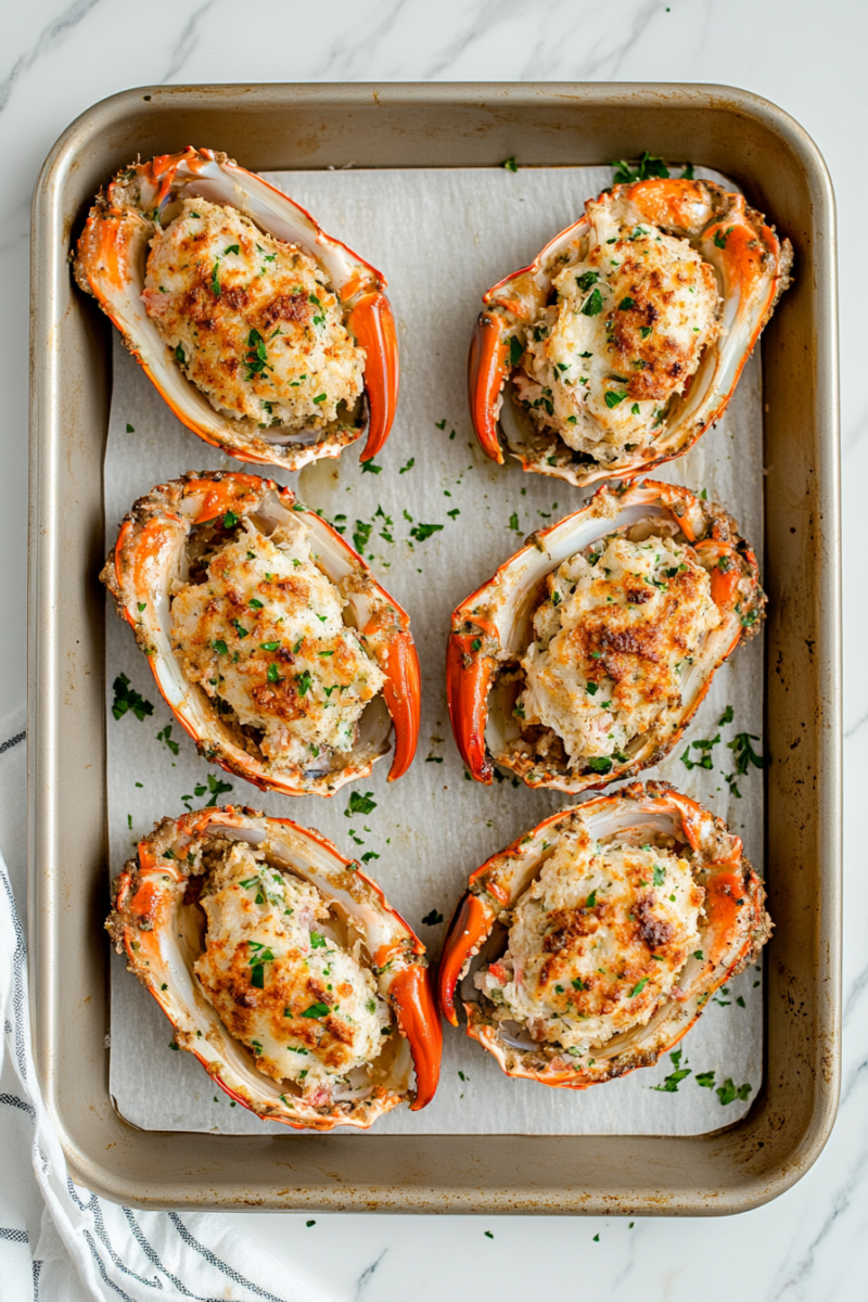 New Orleans Seafood Stuffed Crabs Recipe