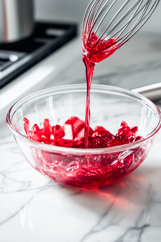 Valentine Strawberry Jello Salad Recipe