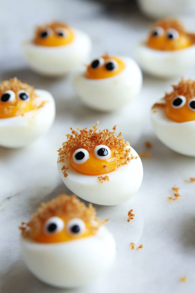 Halloween Deviled Egg Eyeballs Recipe