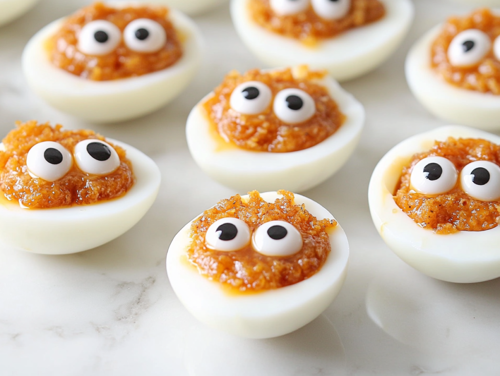Halloween Deviled Egg Eyeballs Recipe
