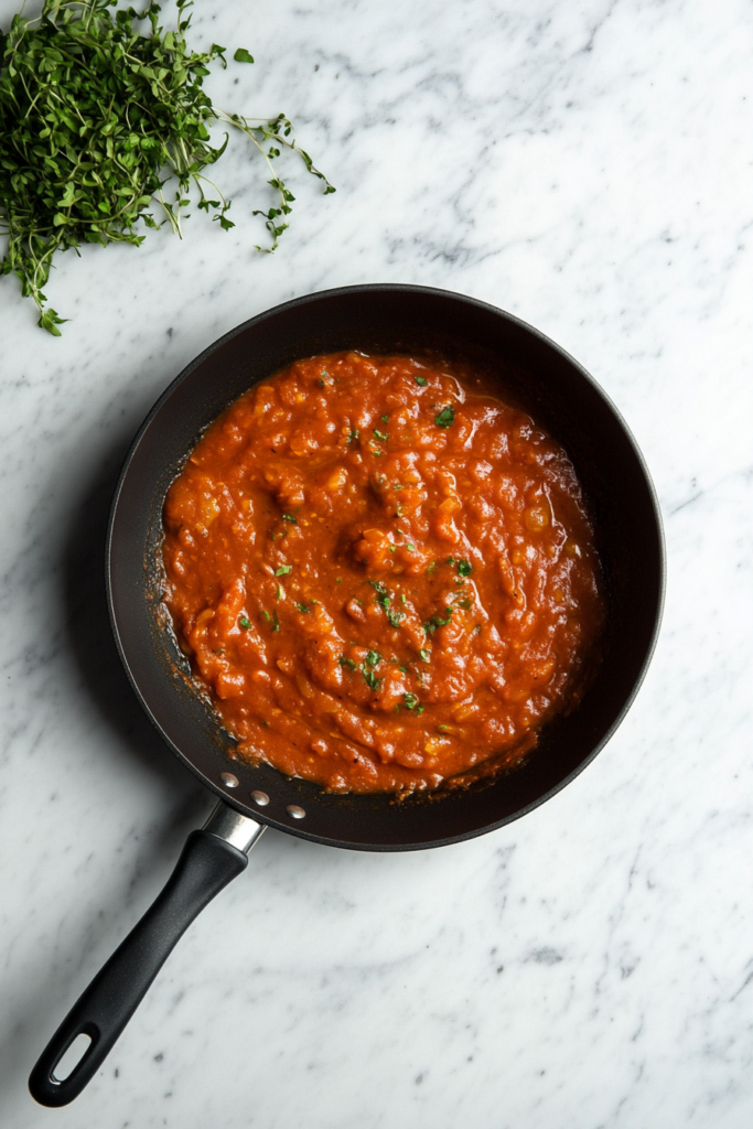 Halloween Bloody Spaghetti with Sausage Fingers Recipe