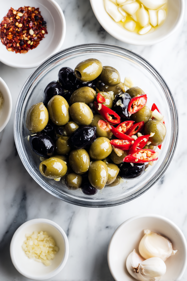Crispy Olives With Calabrian Chile Sauce Recipe!