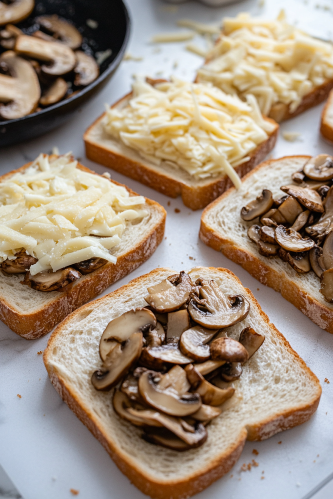 Gourmet Mushroom Grilled Cheese Sandwich Recipe