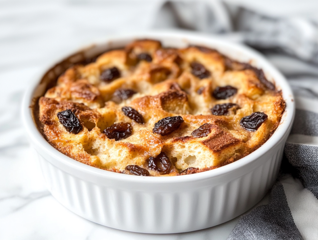 Christmas Eggnog Bread Pudding Recipe