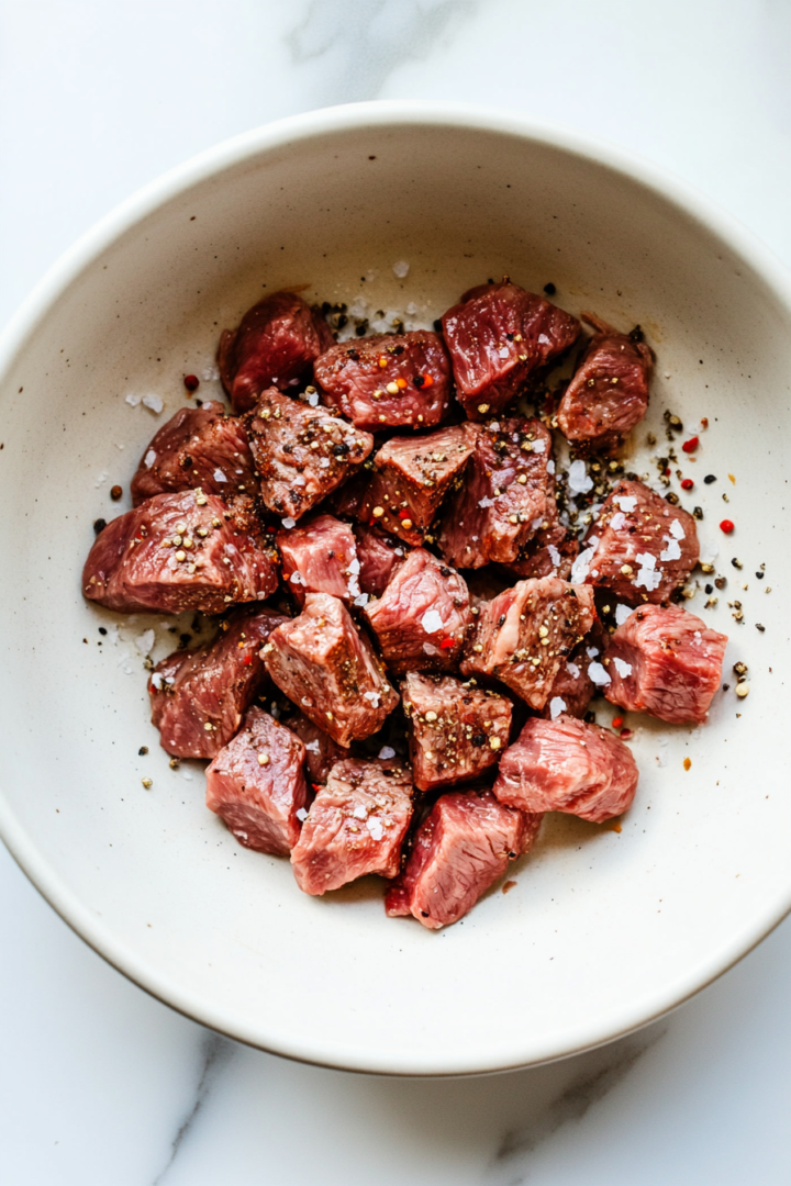 Christmas Garlic-butter Steak Bites Recipe