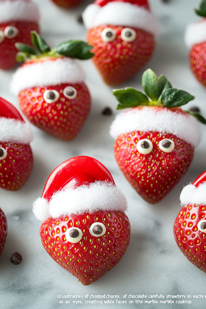 Christmas Strawberry Santa Recipe