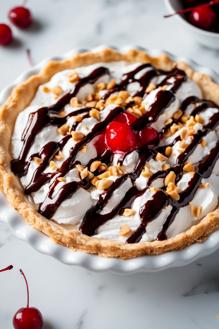 Easy Banana Split Pie Recipe