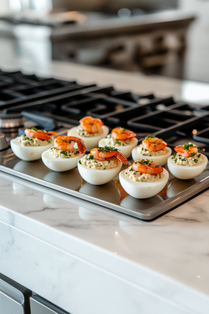 Cajun Shrimp Deviled Eggs Recipe