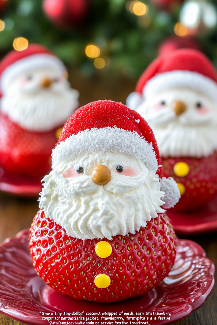 Christmas Strawberry Santa Recipe