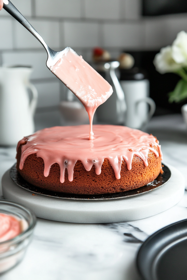 Strawberry Honey Bun Cake Recipe