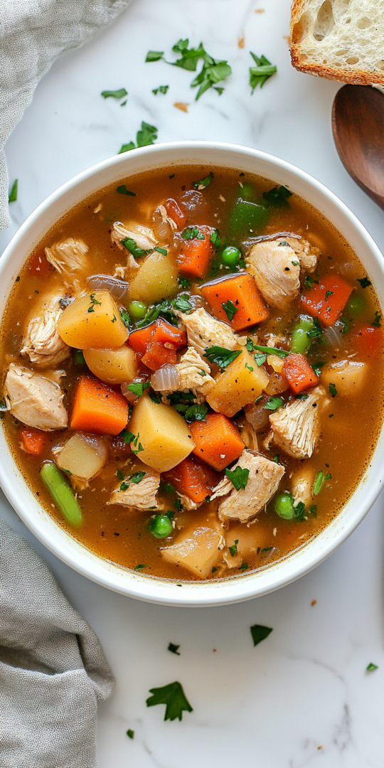 Chicken Stew Recipe: Thick, Creamy, and Packed with Flavor!