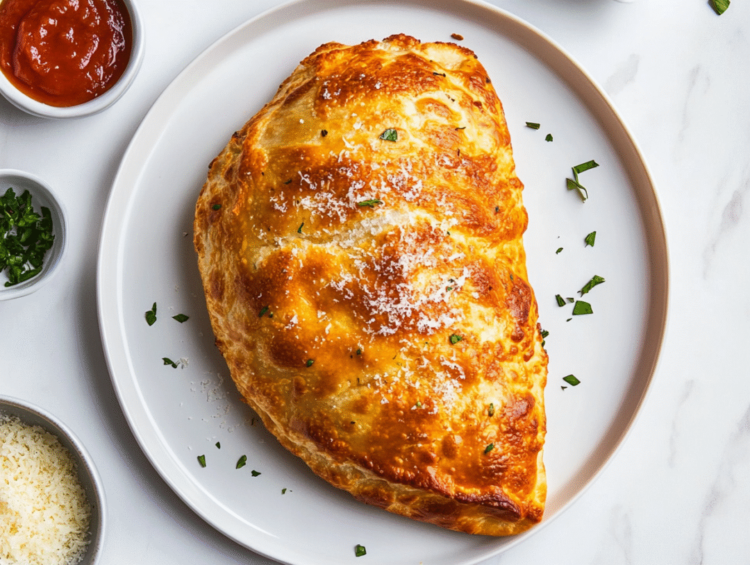 Best Chicken Calzone Recipe in 40 Minutes!