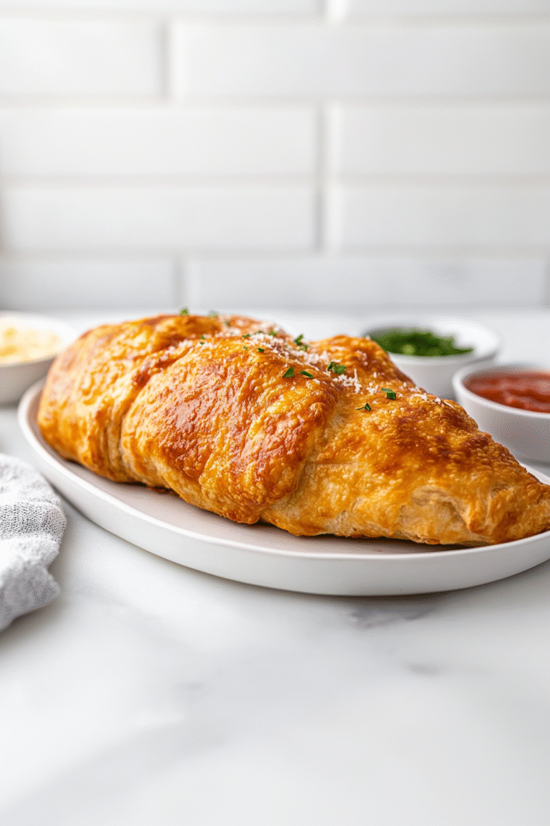 Best Chicken Calzone Recipe in 40 Minutes!
