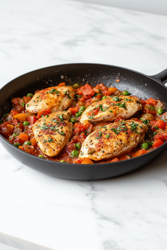 Easy Chicken & Diced Tomato Recipe!