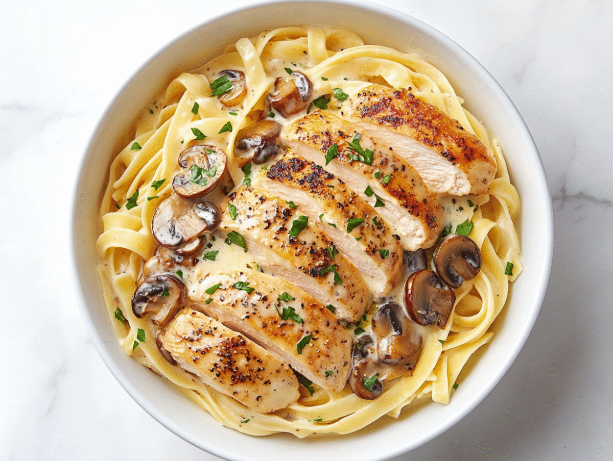Delicious Chicken Fettuccine Alfredo Recipe in 30 Minutes!