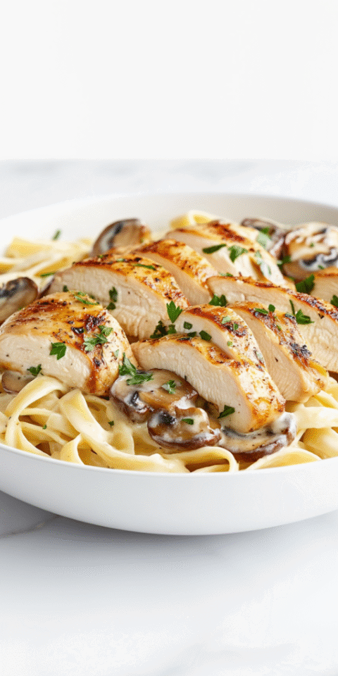 Delicious Chicken Fettuccine Alfredo Recipe in 30 Minutes!