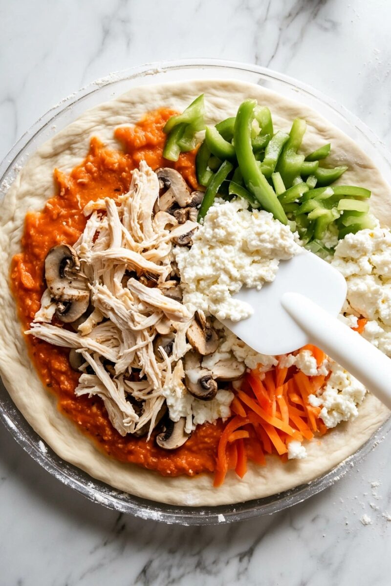 Best Chicken Calzone Recipe in 40 Minutes!