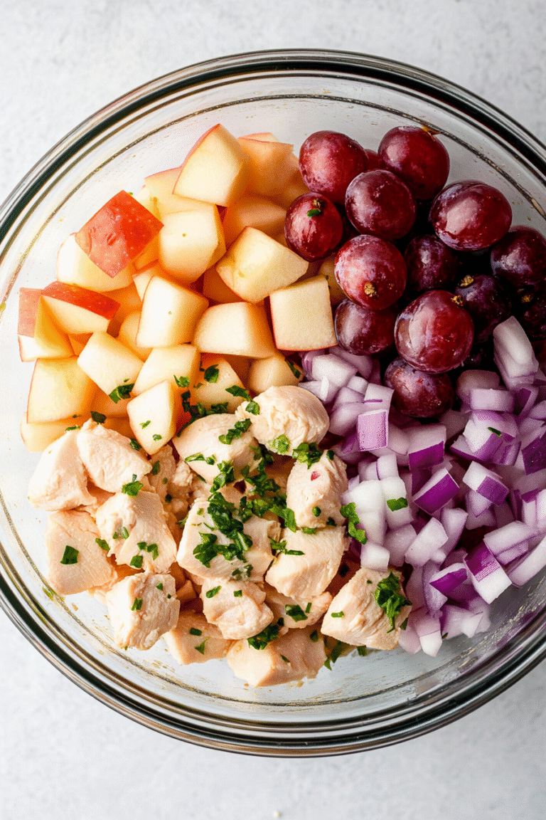 Delicious Chicken and Grape Salad in 15 Mins!