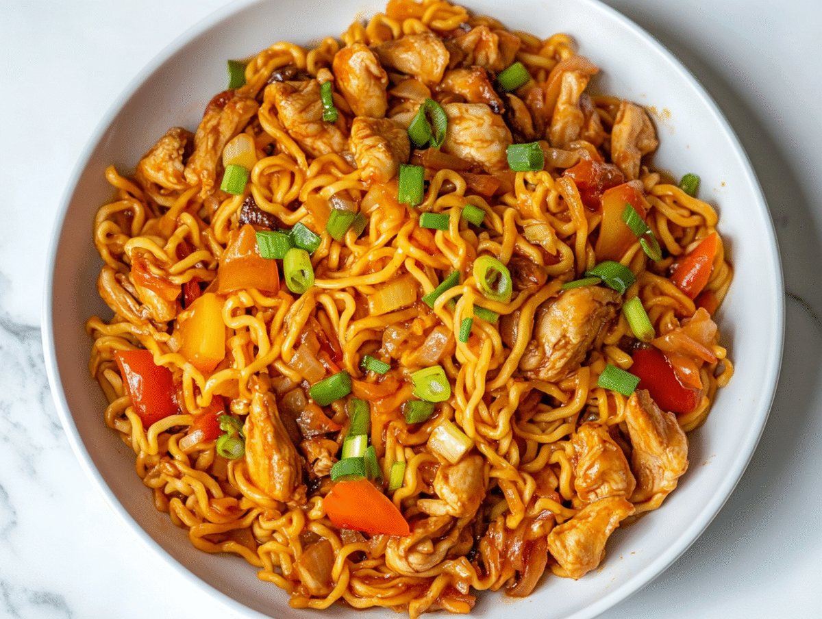 Authentic Chicken Maggi Recipe in 15 Mins!