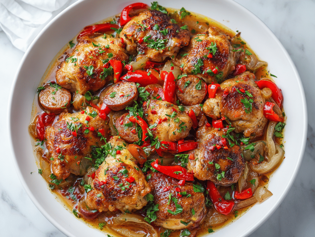 Best Chicken Scarpariello Recipe in 45 Mins!
