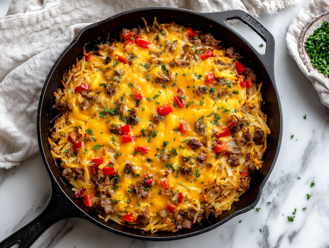 Delicious Loaded Breakfast Hash Recipe!
