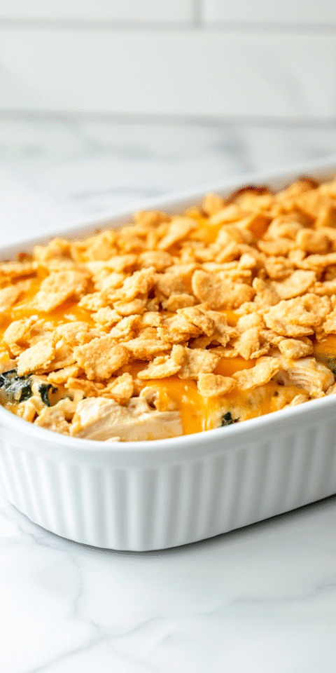 Easy Creamy Chicken Casserole Recipe!