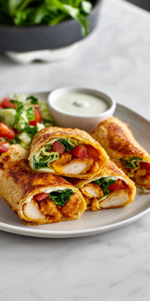 Delicious Firecracker Chicken Wraps Recipe!