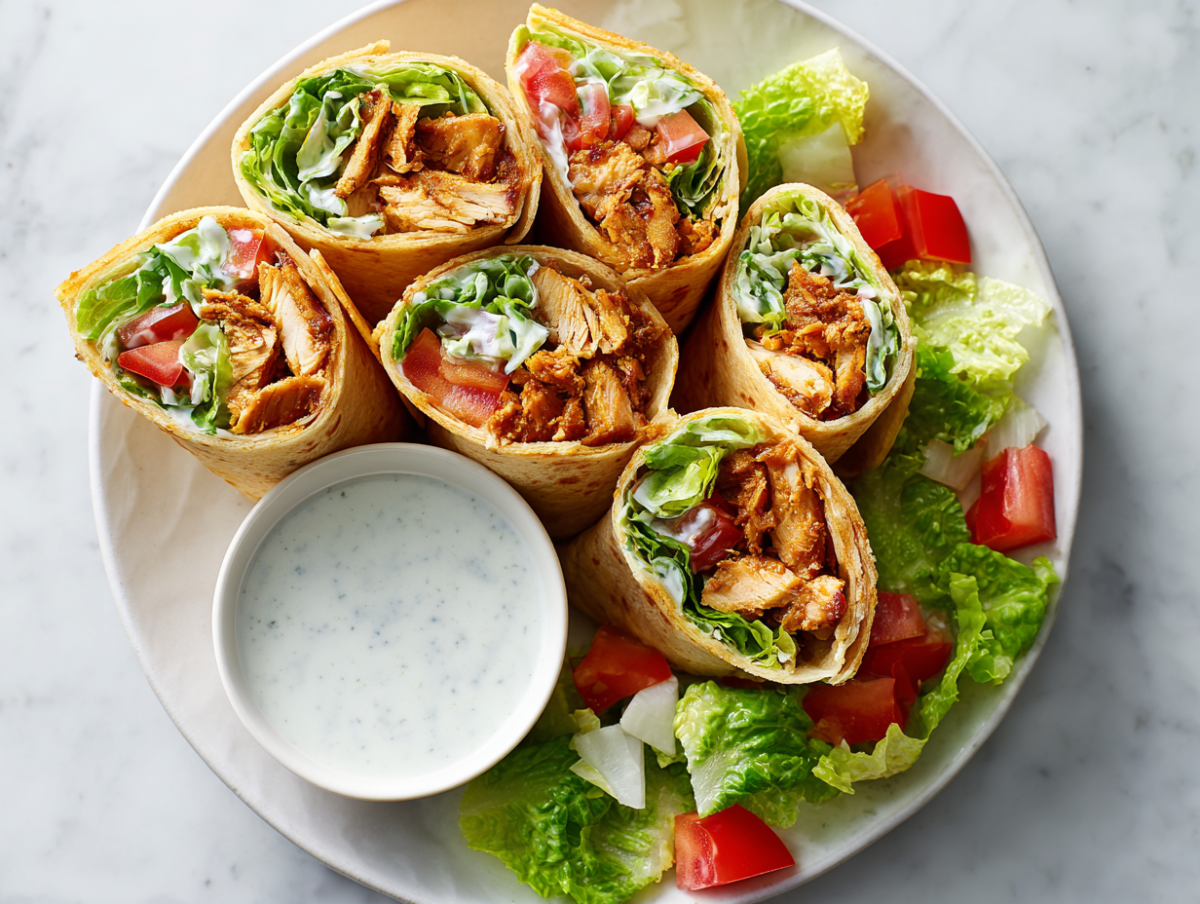 Delicious Firecracker Chicken Wraps Recipe!