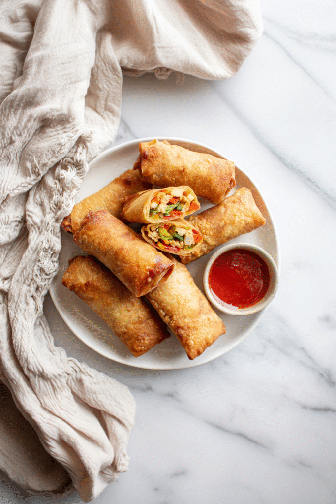 Perfect Chicken Spring Rolls Recipe!