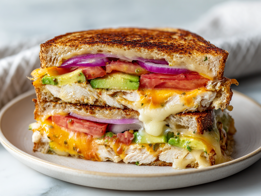 Easy Chicken Avocado Melt Recipe!