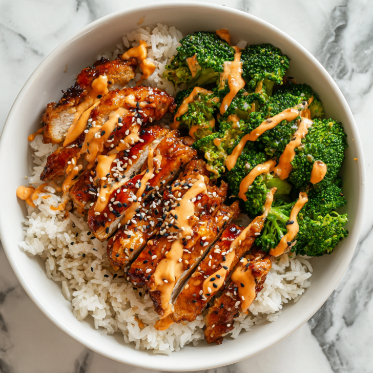 Healthy Sticky Chicken Bowls Recipe!