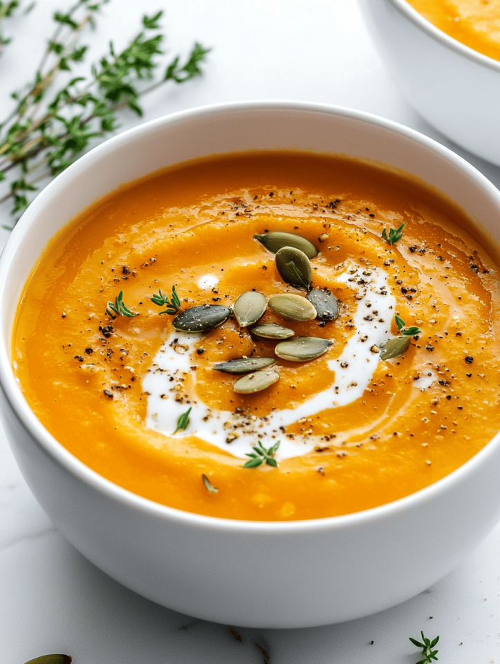 Creamy Roasted Butternut Squash Soup Recipe