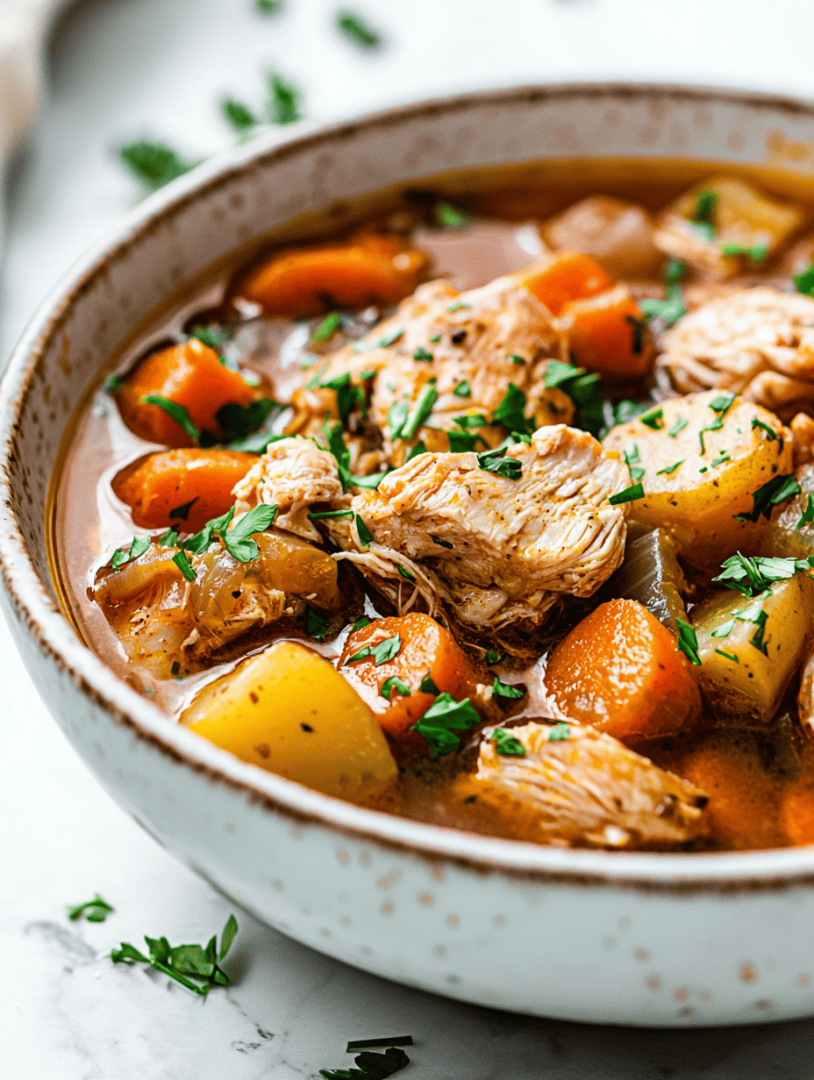 Cozy Fall Chicken Stew: A Lazy-Day Crockpot Charm