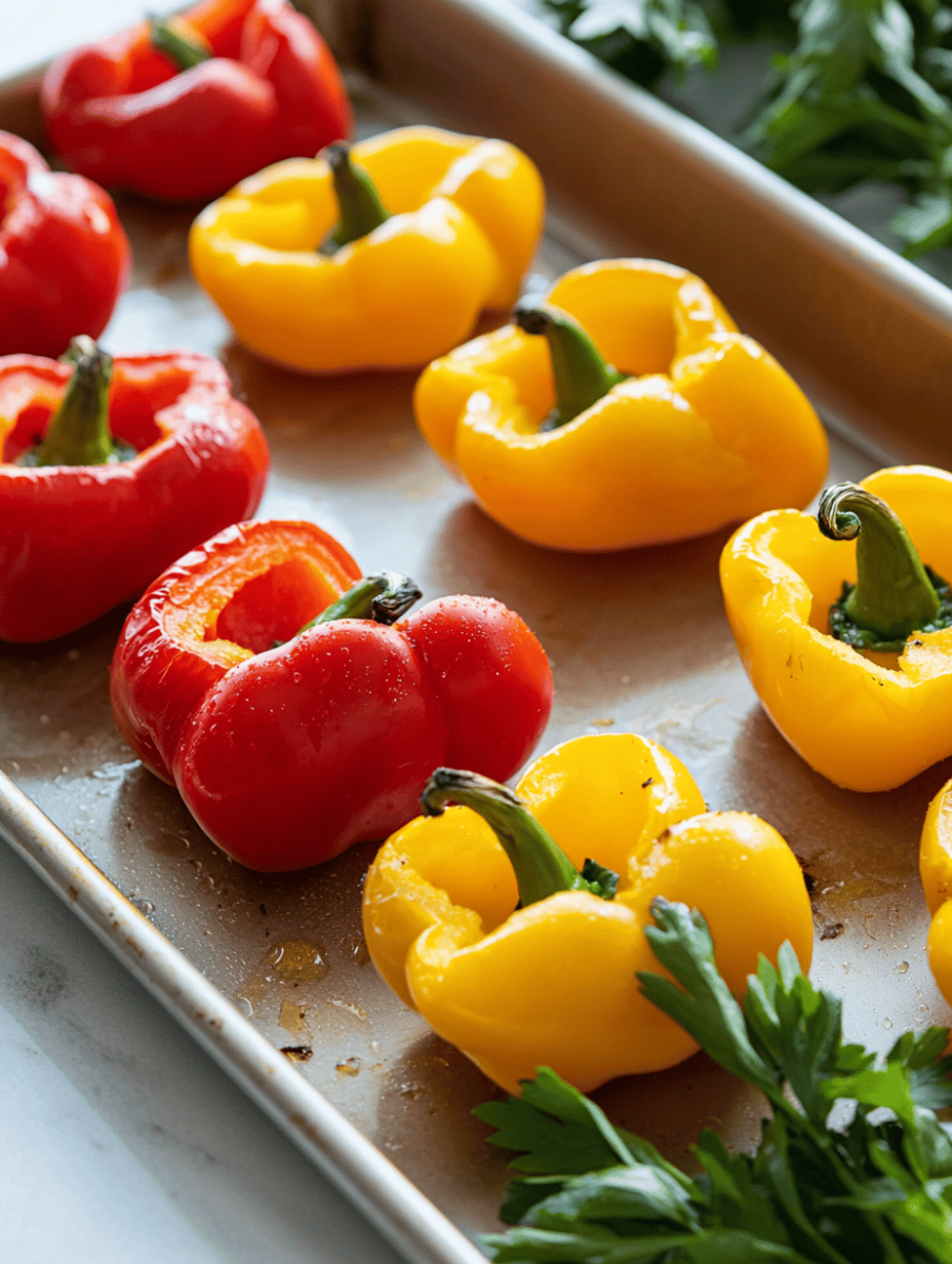 Autumn’s Hidden Treasure: Stuffed Bell Peppers with Fall Vegetables