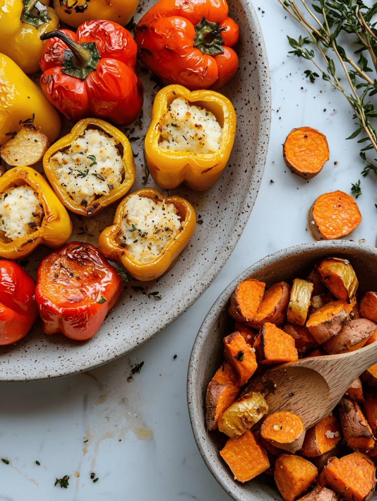 Autumn’s Hidden Treasure: Stuffed Bell Peppers with Fall Vegetables