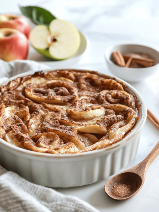 Apple Cinnamon Roll Casserole: A Cozy Bake with a Twist